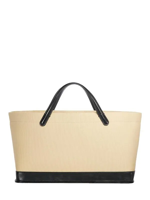 Aqua East West Tote - Natural
