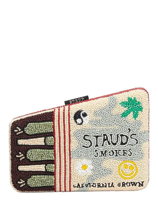 Staud Carmella Beaded Clutch - California