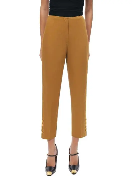 NOCTURNE Tailored Ankle-length Pants - Camel