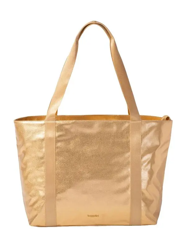 BAGGALLINI Via Tote Bag - Gold Metallic