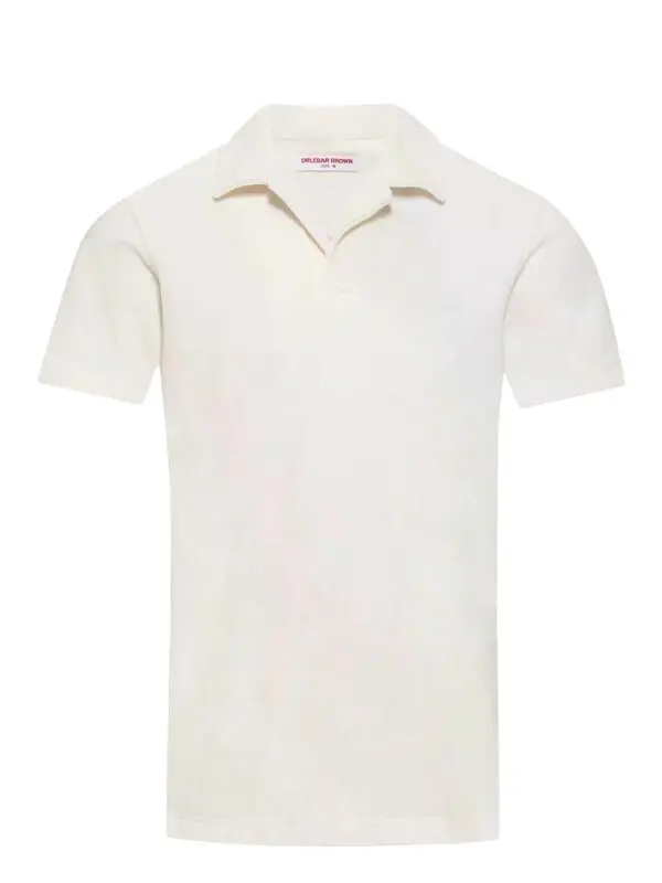 Orlebar Brown Terry Resort Short-sleeved Polo Shirt - White