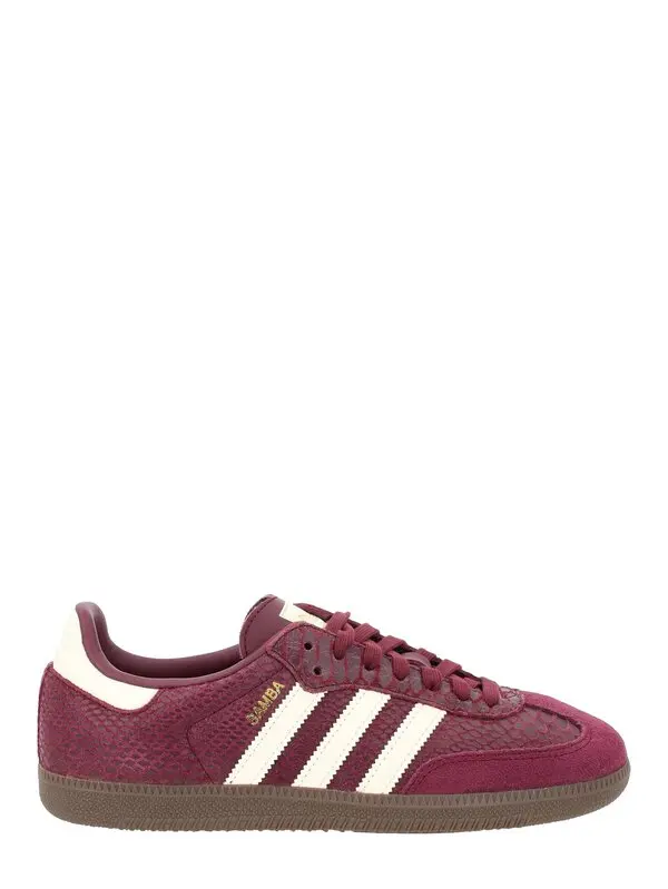 Adidas Originals By Alexander Wang Samba Og Sneakers - Bordeaux