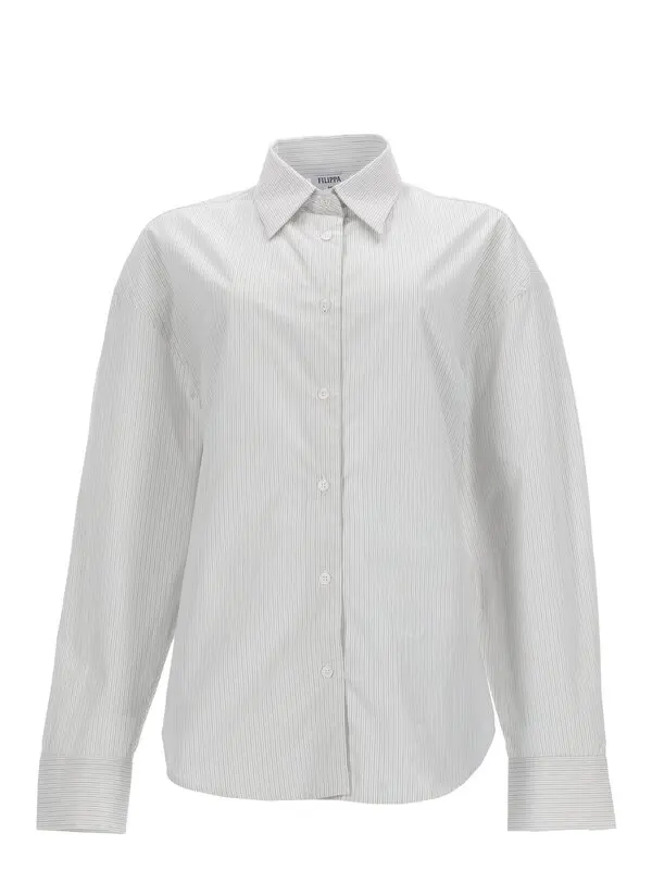 Filippa K Striped Shirt - White