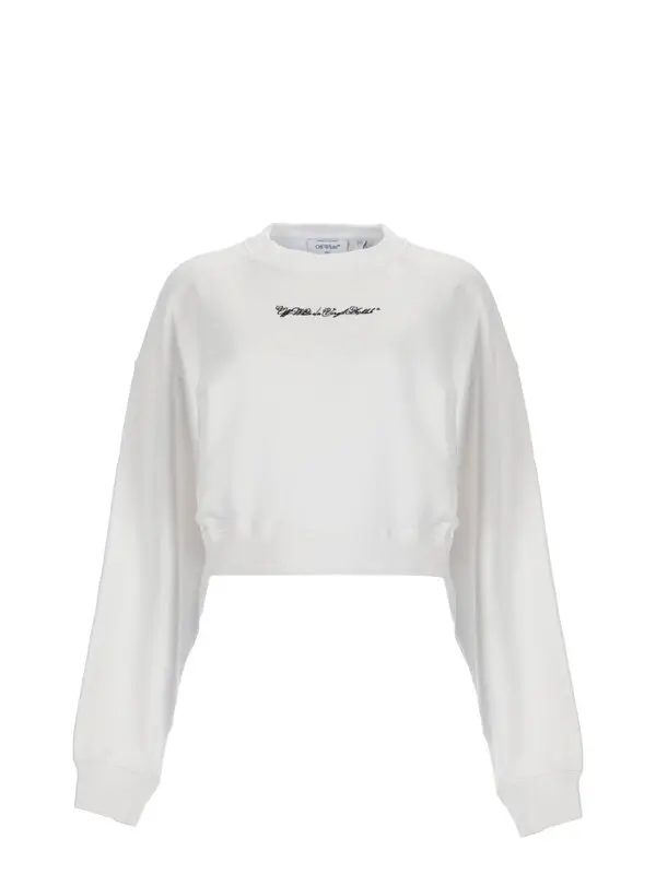Off-White Logo Sweatshirt - White