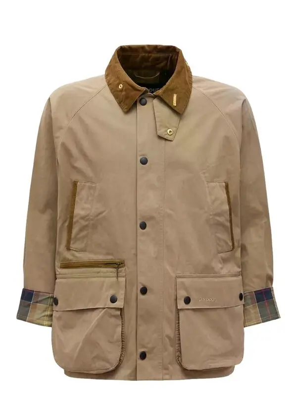 Barbour Corduroy Collar Pocket Jacket - Neutrals