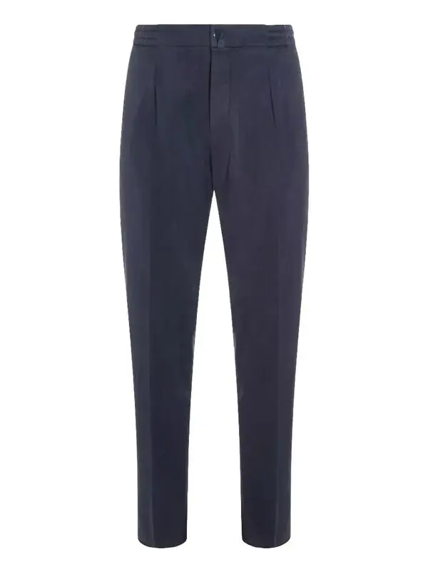 Kiton Pleated Trousers - Blue