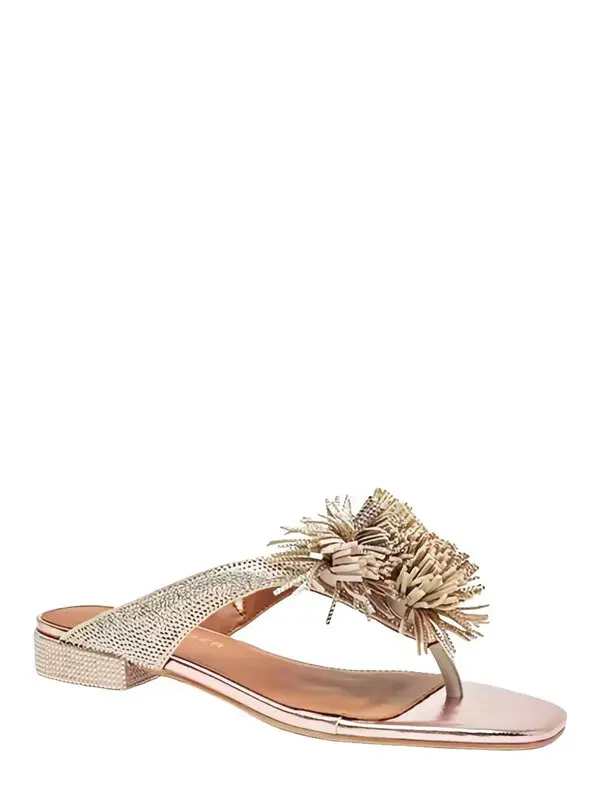 Kurt Geiger T-bar Block-heel Sandals - Gold