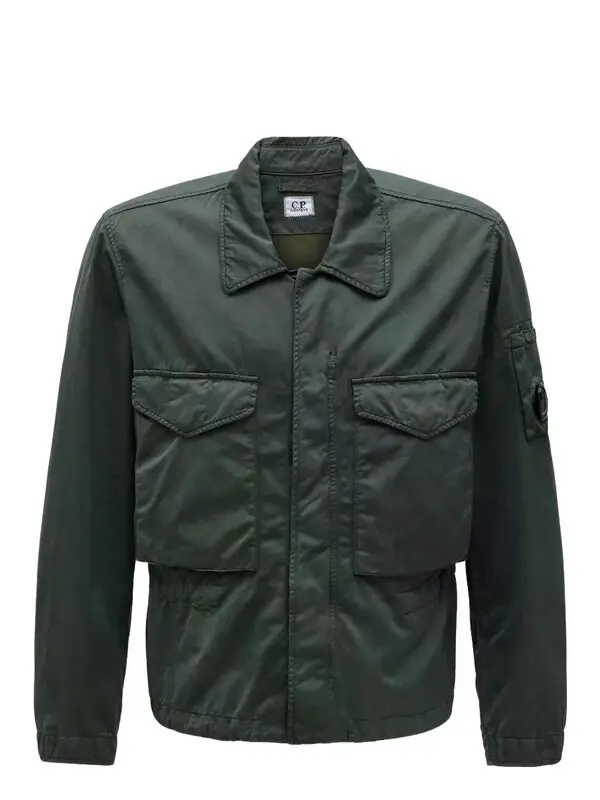 C.P. COMPANY Button Patch Jacket - Green