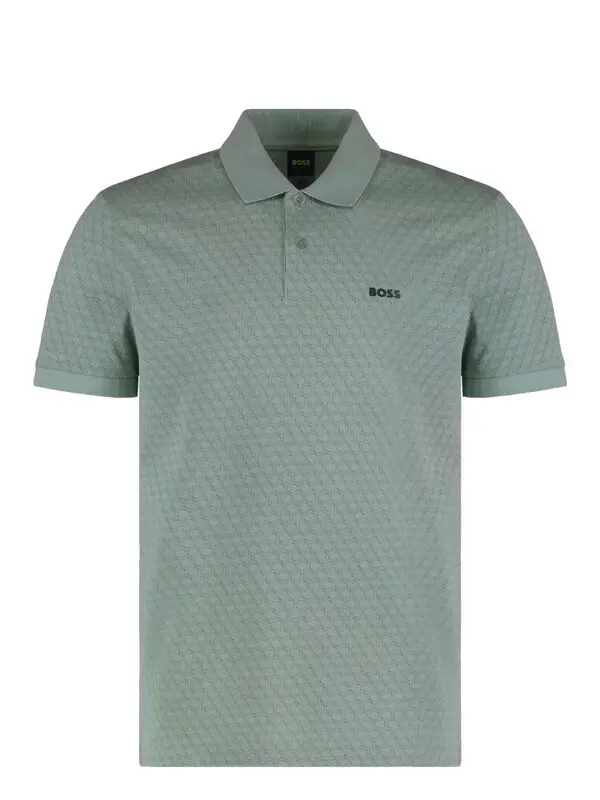 BOSS Cotton Polo Shirt - Green