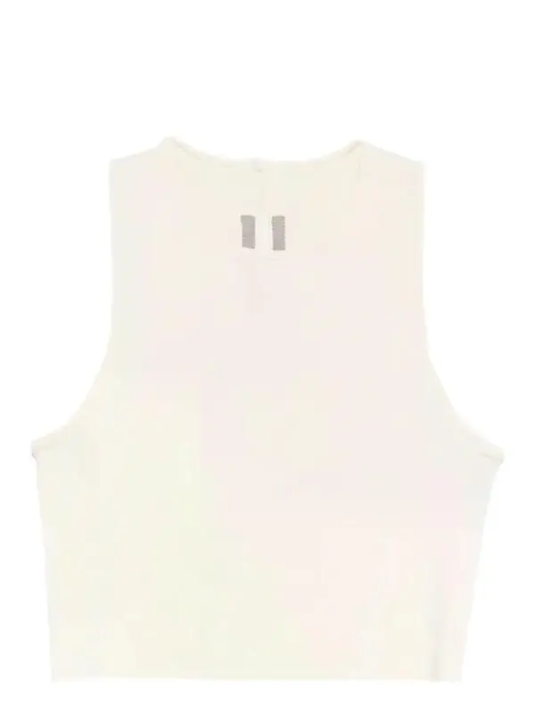 Rick Owens Cropped Tank Top - Neutrals