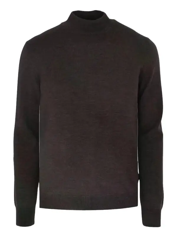 BARBA NAPOLI Turtleneck Sweater - Brown
