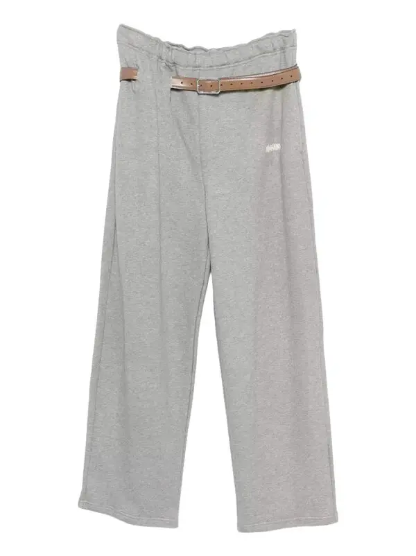 MAGLIANO Buckle-belt Track Pants - Grey