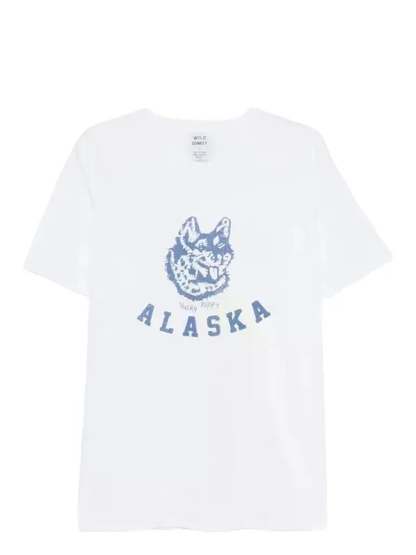 WILD DONKEY Alaska Graphic T-shirt - White