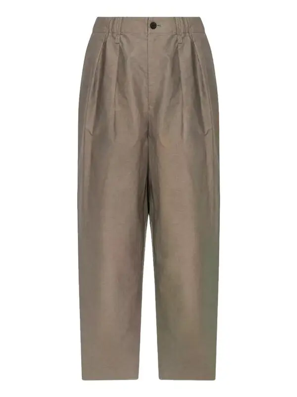 Issey Miyake Pleated Trousers - Neutrals