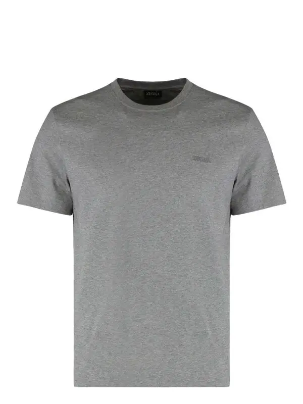 Zegna Crew-neck T-shirt - Grey
