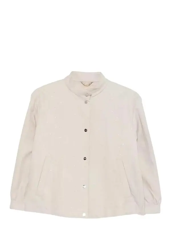Herno Embellished Jacket - Neutrals