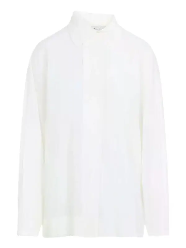 Carven Collared Long-sleeve Shirt - Neutrals
