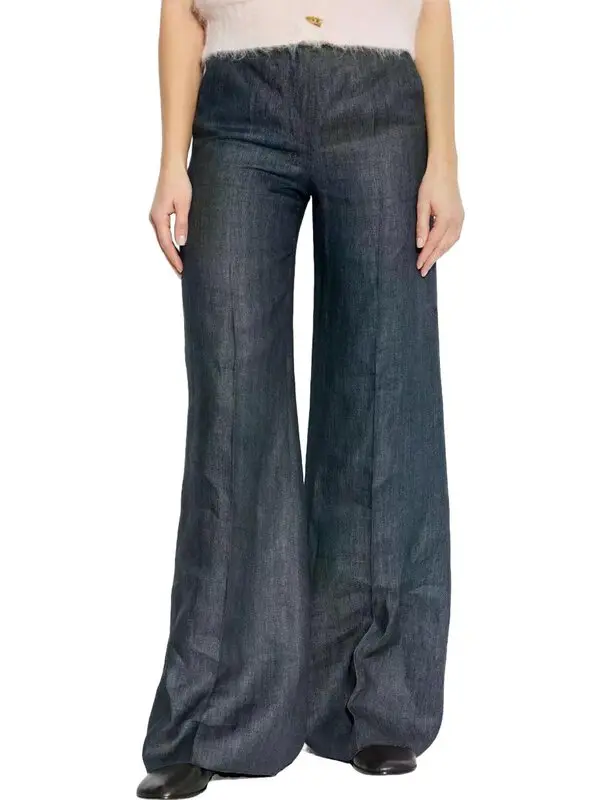 Max Mara Deserto Flared Trousers - Blue