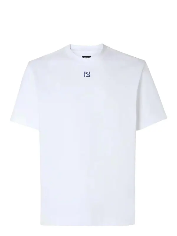 Fendi Embroidered T-shirt - White