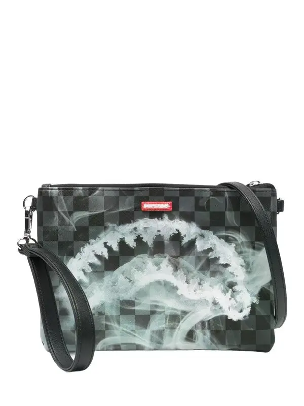 SPRAYGROUND Graphic-print Clutch - Black