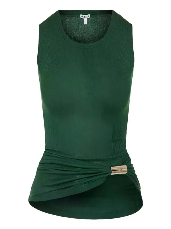 Loewe Sleeveless Tank Top - Green