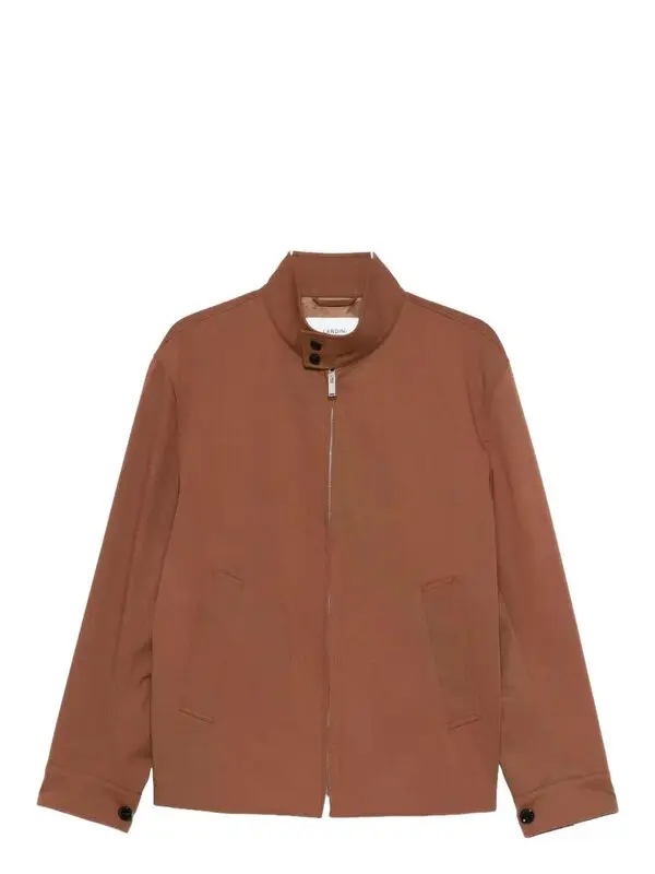 LARDINI Zip-up Jacket - Brown