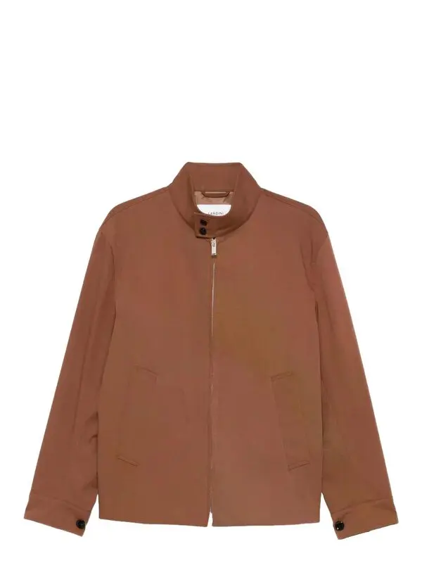 LARDINI Zip-up Jacket - Brown