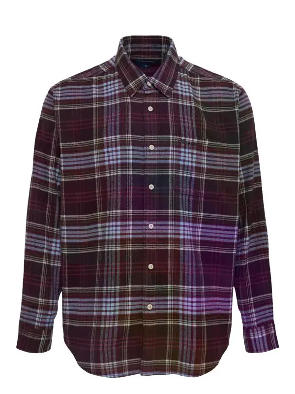 THISISNEVERTHAT Flannel Check Shirt - Purple