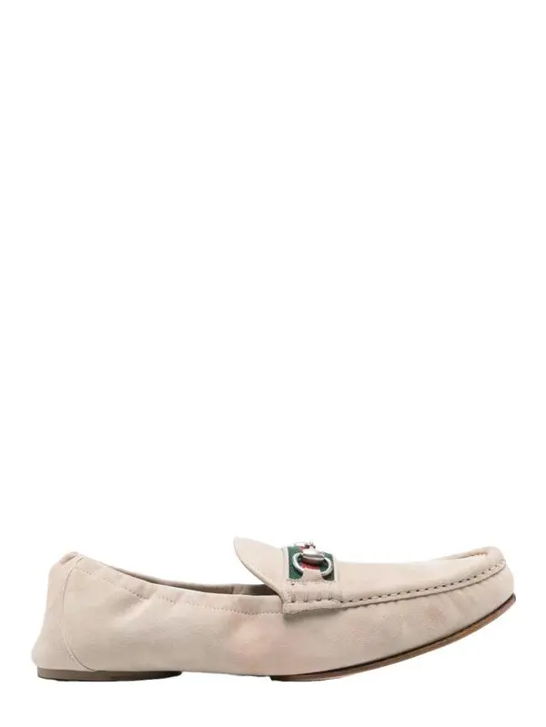 Gucci Horsebit Leather Loafers - Neutrals