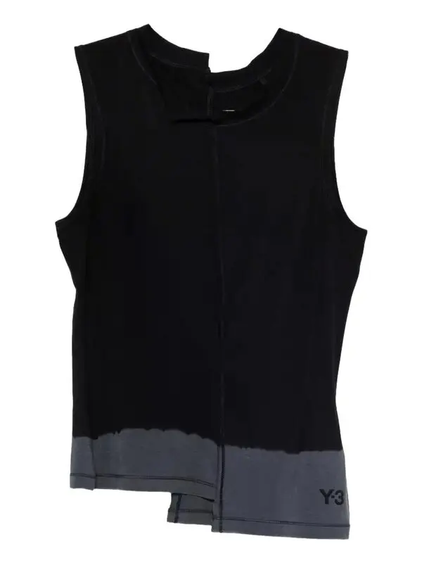 Y3 Sleeveless Top - Black