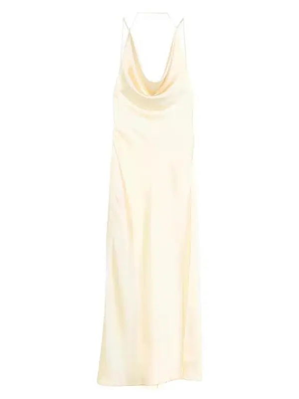 Andamane Vera Cowl-neck Maxi Dress - Yellow
