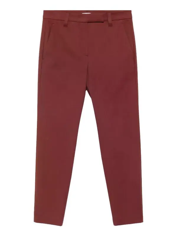 Brunello Cucinelli Twill Trousers - Red