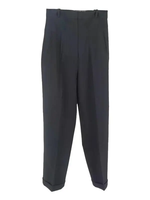 Jacquemus La Bomba Straight-leg Trousers - Black