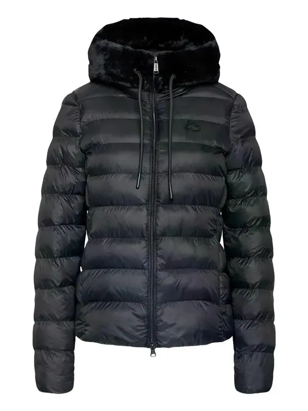 INVICTA Quilted Hooded Jacket - Black