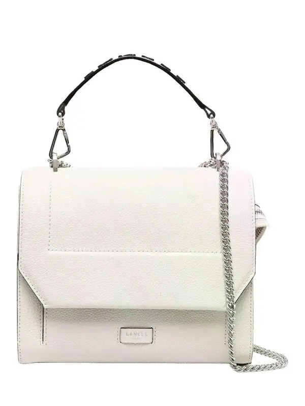 LANCEL Leather Tote Bag - White