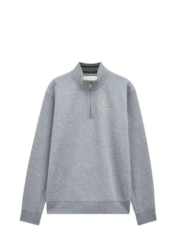 Pringle Of Scotland Zip Track Jumper - Grey