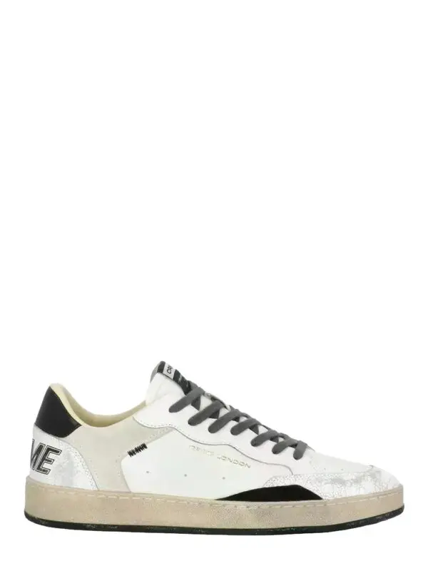 CRIME LONDON Chelsea Leather Sneakers - White