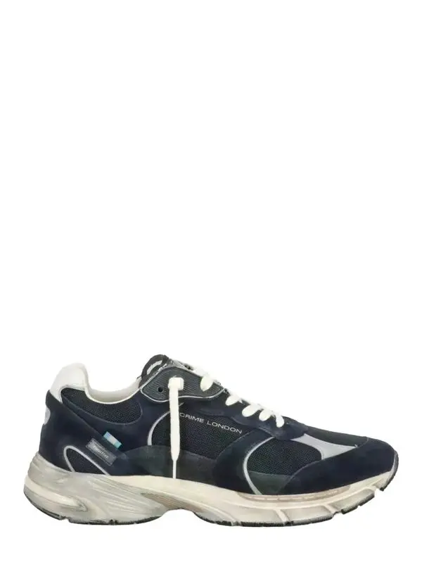 CRIME LONDON Fugitive 9094 Panelled Sneakers - Blue