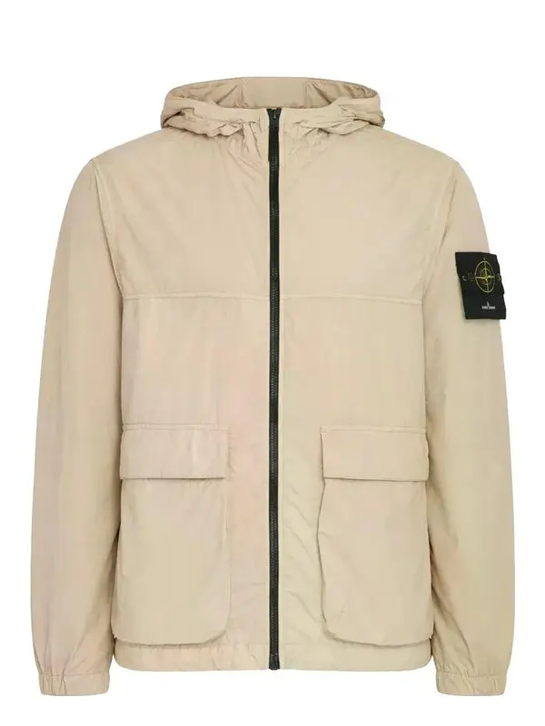 Stone Island Hooded Pocket Jacket - Neutrals