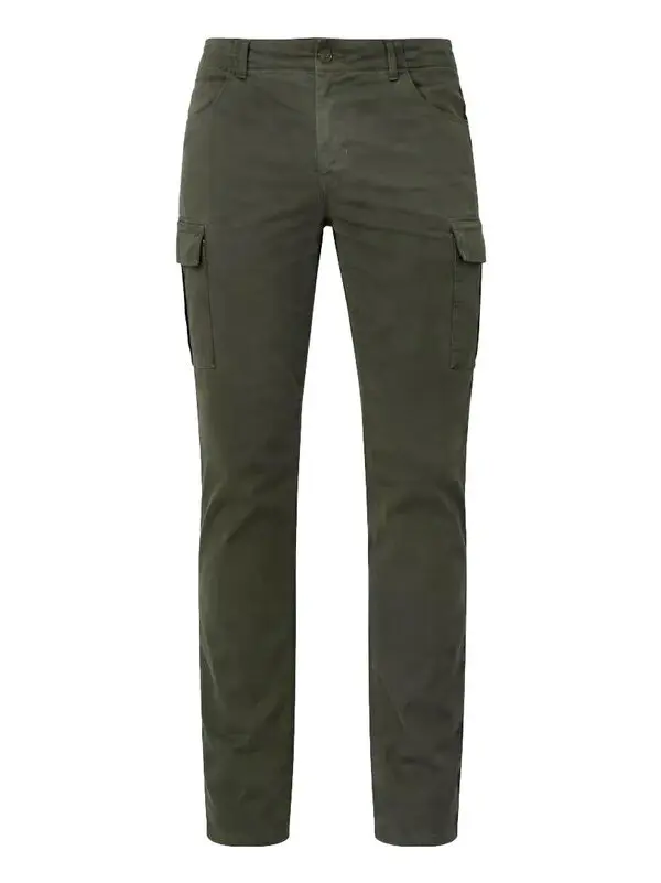 Paige Cargo-pocket Trousers - Green