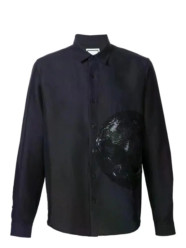 WOOYOUNGMI Sequin Embellished Shirt - Black