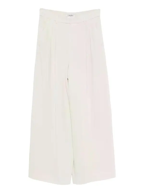 Max Mara Pleated Trousers - Neutrals