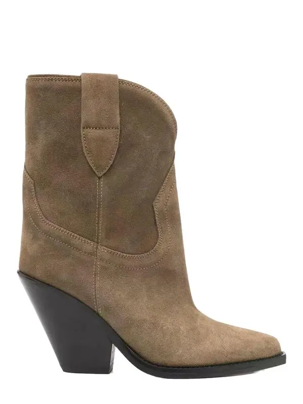 Isabel Marant Leyane Pointed-toe Boots - Green