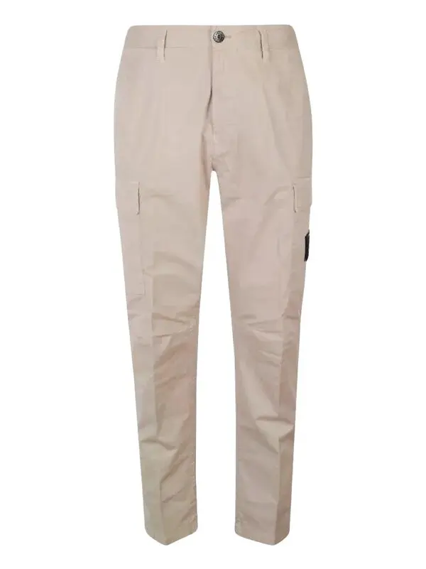 Stone Island Logo-detail Cargo Pants - Neutrals