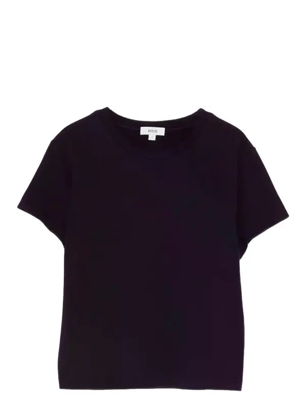 AGOLDE Adine Crew-neck T-shirt - Purple