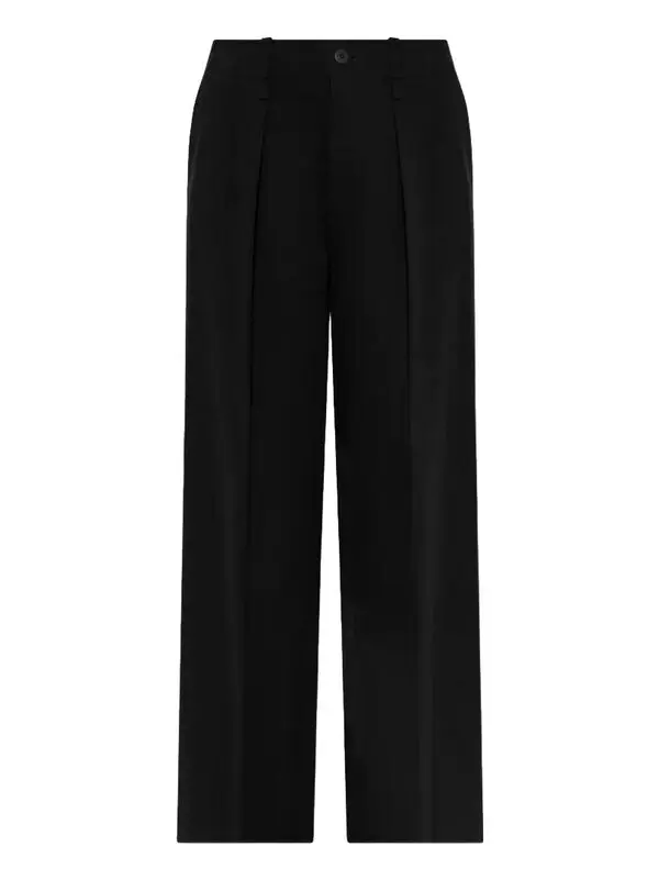 Issey Miyake Pleated Trousers - Black