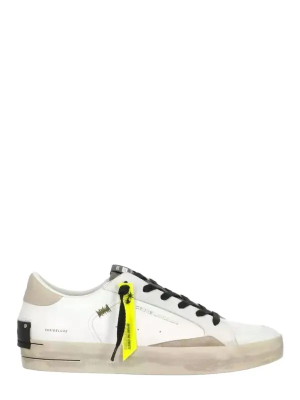 CRIME LONDON Sk8 Deluxe Lace-up Sneakers - White