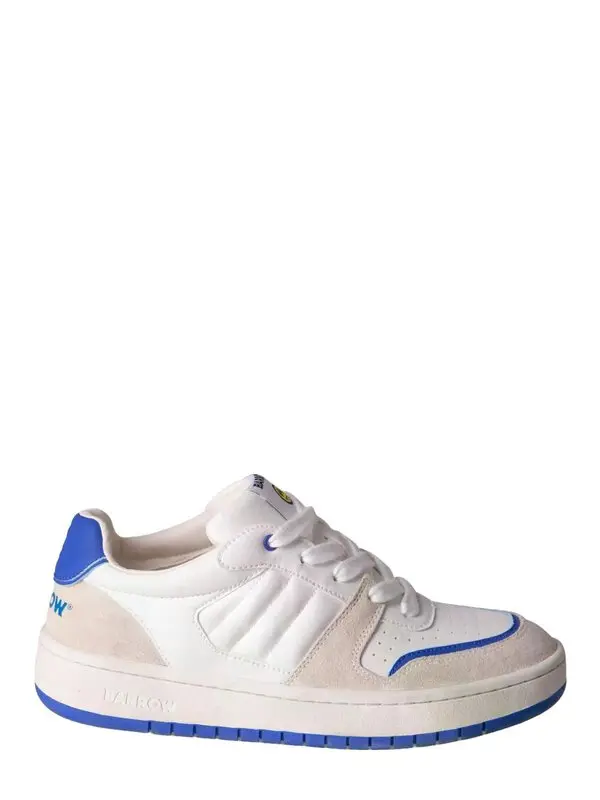 BARROW Suede-panel Sneakers - White