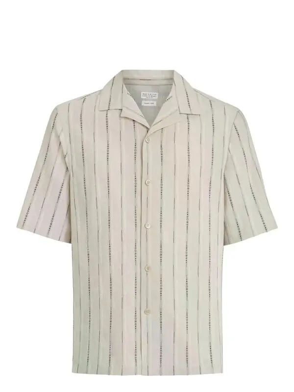 Brunello Cucinelli Short-sleeve Shirt - Grey
