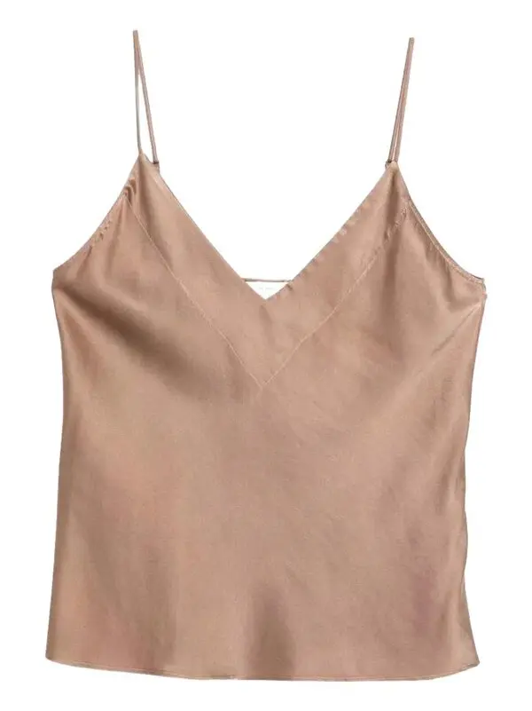 FORTE_FORTE V-neck Top - Neutrals